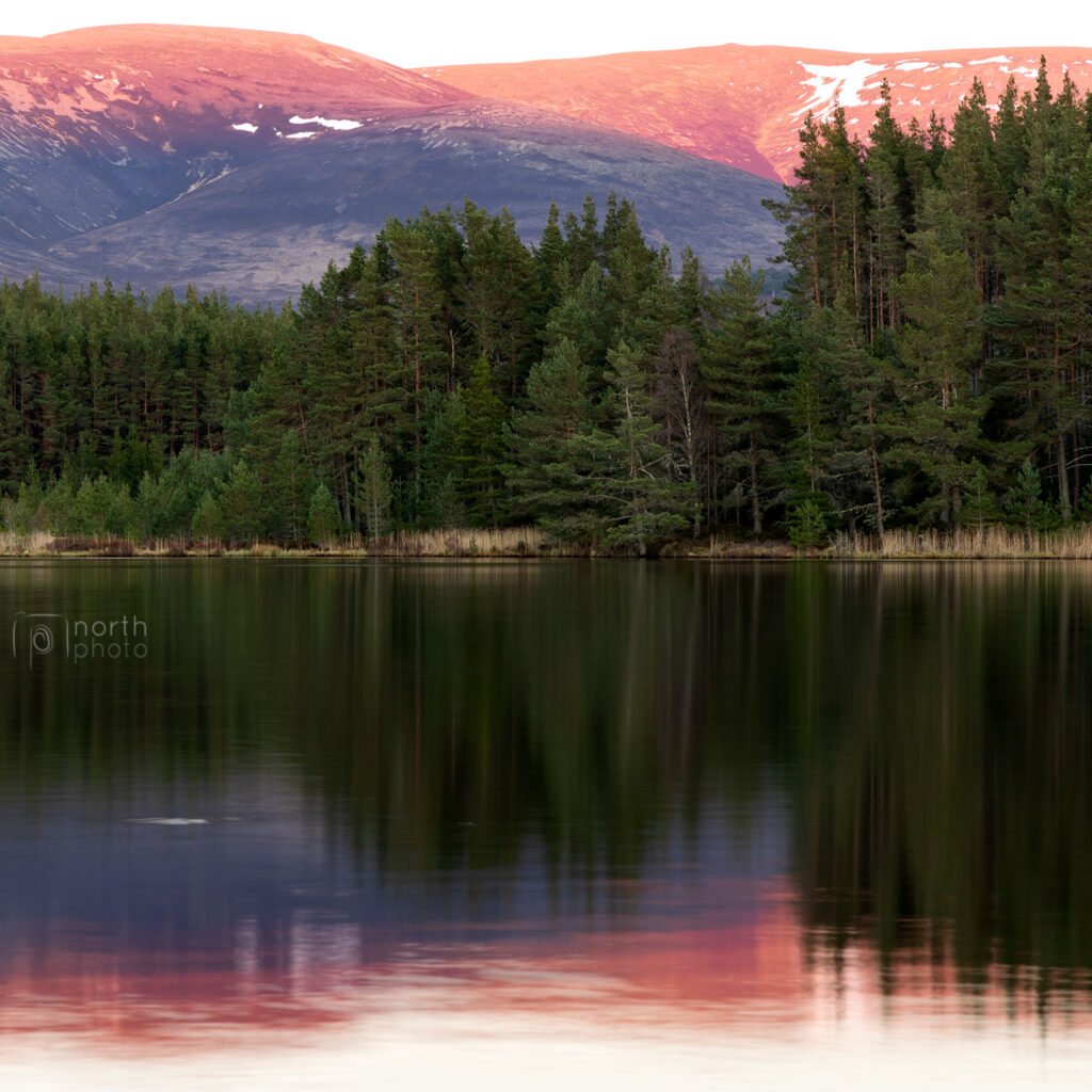 Uath Lochans Sunset Reflections - North Photo